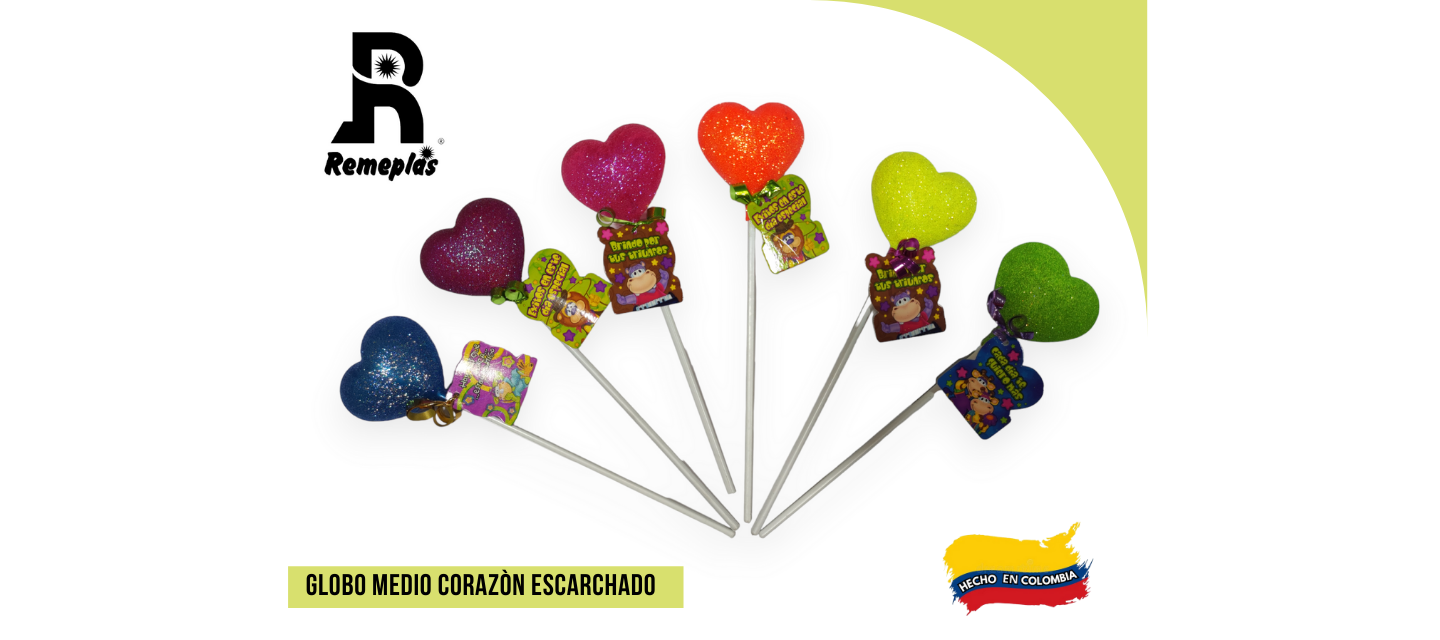 Globo Corazón Escarchado | Remeplas Bogotá S.A.S